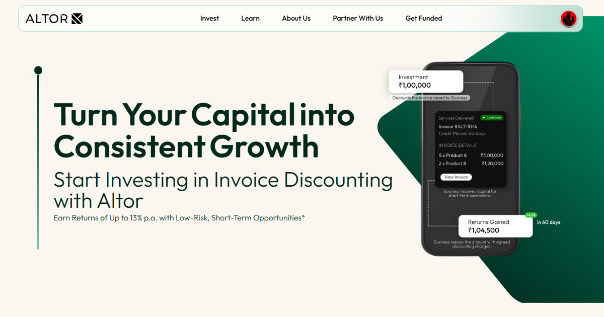 Altor Invest – India’s Trusted Invoice Discounting Platform for MSMEs ...